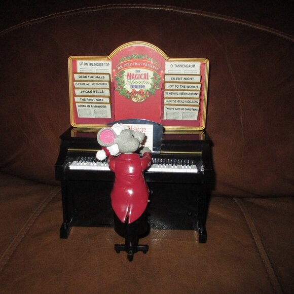 Mr Christmas | Holiday | Mr Christmas Magical Maestro Mouse Piano Works ...